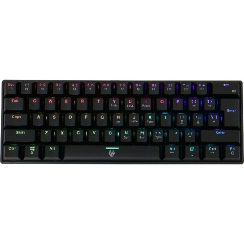 Tastatura gaming mecanica A+ K76, iluminare RGB
